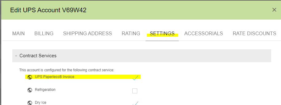 How to enable UPS Paperless Invoice. (Web Client)