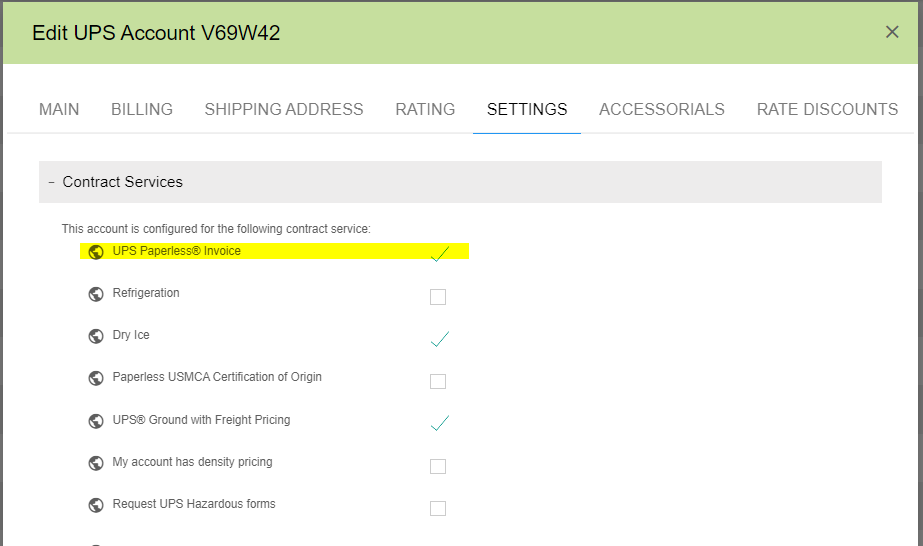 How to enable UPS Paperless Invoice. (Web Client)